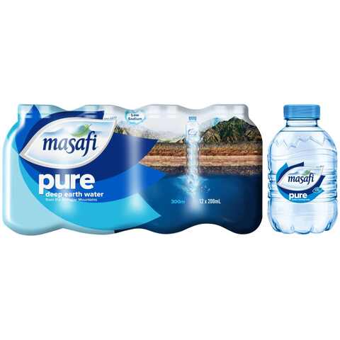 Masafi Pure Deep Earth Bottled Drinking Water 200ml Pack of 12 price in ...