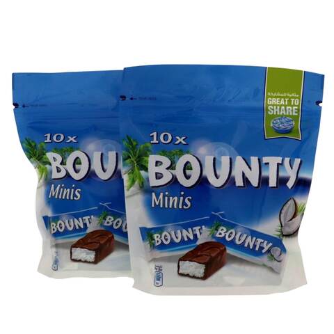 BOUNTY CHOCO MINIS 10 PCS 285GX2 price in Kuwait | Carrefour Kuwait ...
