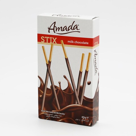 Amada stix milk chocolate 40 g price in Saudi Arabia | Carrefour Saudi ...