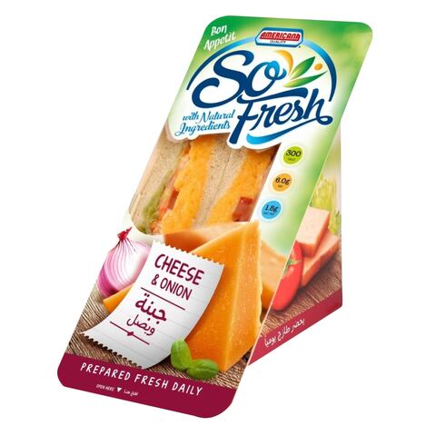 Americana So Fresh Cheese And Onion Sandwich 164g price in Kuwait ...