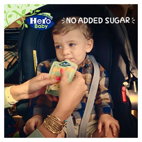Hero Baby Pouch Orange Banana Pear Biscuit -100 gm Online | Carrefour Egypt