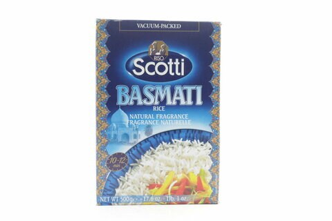 RISO SCOTTI BASMATI RICE NATURAL FRAGRANCE 500G price in Kuwait ...