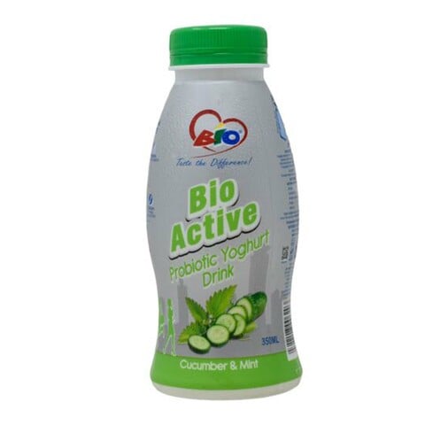 Buy Bio Active Probiotic Cucumber And Mint Yogurt Drink 350ml Online ...