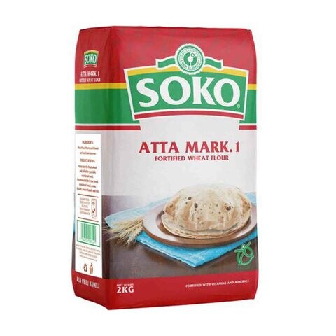 Buy Soko Atta Mark. 1 Flour 2Kg Online - Carrefour Kenya