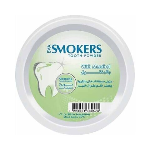 Eva smokers tooth powder with menthol 40g price in Saudi Arabia ...