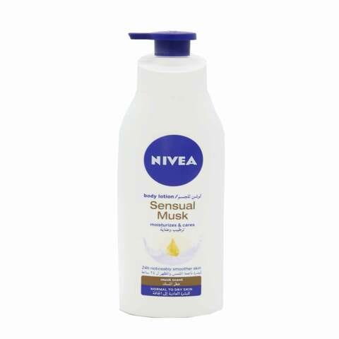 NIVEA Body Lotion Moisturizer for Normal to Dry Skin, Sensual Musk ...