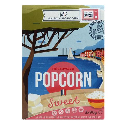 Maison Sweet Microwave Popcorn 270g price in Kuwait | Carrefour Kuwait ...