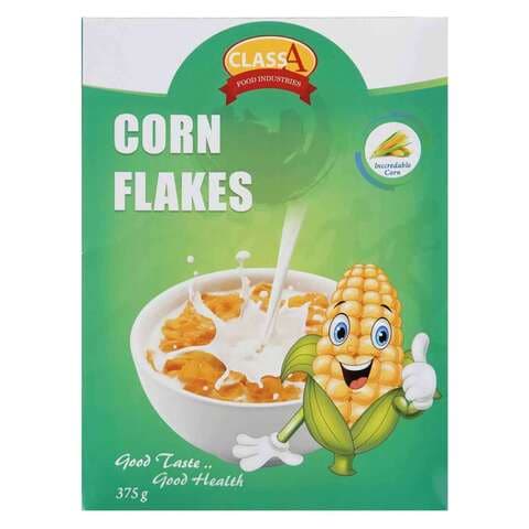 Class A Corn Flakes box - 375 grams price in Egypt | Carrefour Egypt ...