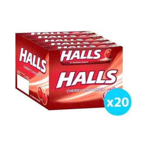 Halls Cherry Candy - 25 gram - 20 Pieces price in Egypt | Carrefour ...