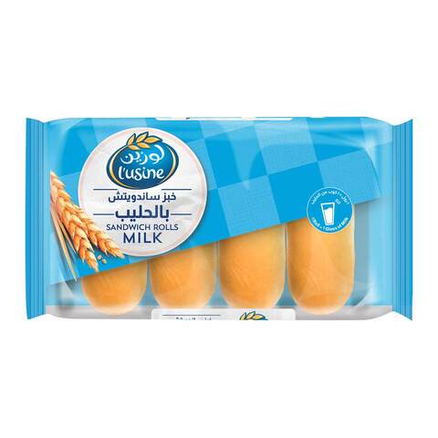 Buy Lusine Sandwich Rolls Milk Bread 200g Online - Shop Bakery on ...