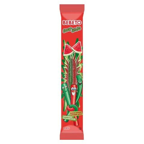Bebeto Watermelon Jelly Sticks - 35gm price in Egypt | Carrefour Egypt ...