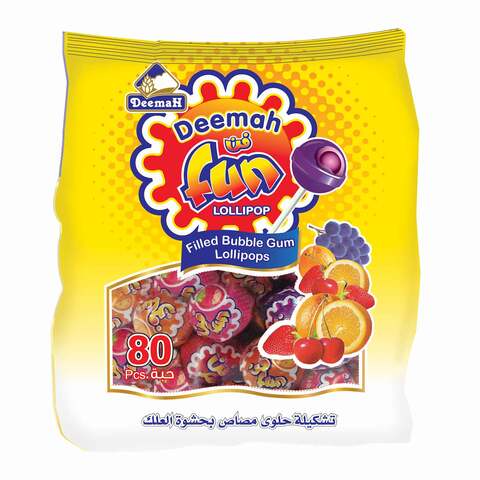 Deemah Lollipop Fun 10 g in 100 Pieces price in Saudi Arabia ...