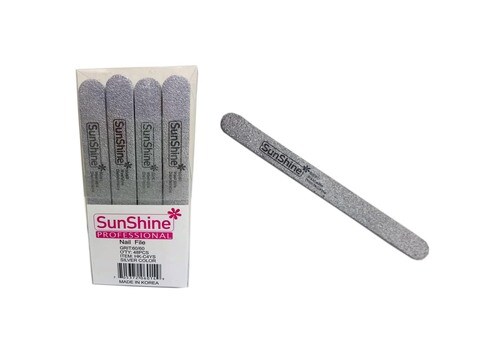 Sunshine Nail File Silver 60/60 Grit 48pcs/pack price in UAE ...