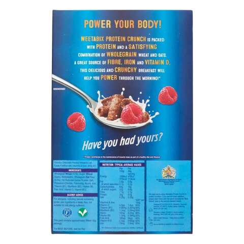 Buy Weetabix Protein Crunch Chocolate Cereal 450g Online - Shop Food ...