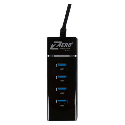 Zero ZR301 HUB USB 3.0 Fast - Black Online | Carrefour Egypt