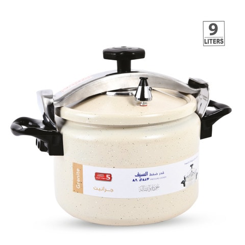 Alsaif aluminum pressure cooker granite 9 L price in Saudi Arabia ...