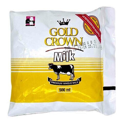 Buy Kcc Goldcrown Milk Esl Pouch 500Ml - Long Life Online - Carrefour Kenya