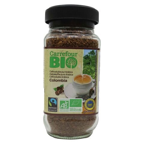 Carrefour Bio Colombia Pure Arabica Soluble Coffee 100g price in UAE ...