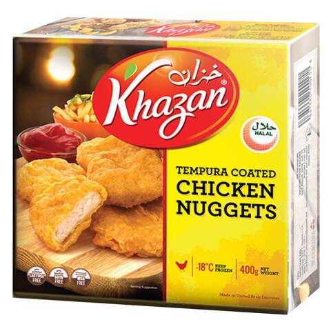 Khazan Tempura Coated Chicken Nuggets 400g price in Kuwait | Carrefour ...