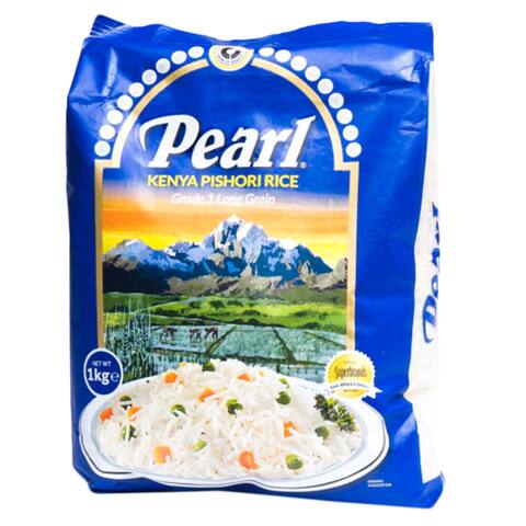 Buy Pearl Grade 1 Long Grain Kenya Pishori Rice 1Kg Online - Carrefour ...