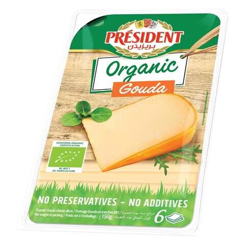 President Organic Gouda 150g price in UAE | Carrefour UAE | supermarket ...