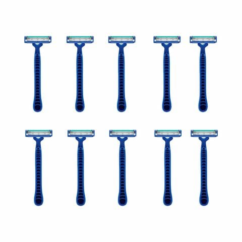 Gillette Blue 3 Simple Disposable Razor 10 Count price in UAE ...
