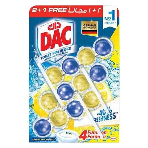 DAC Power Active Juicy Lemon Toilet Rim Blocks 150g price in UAE ...