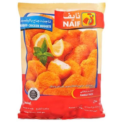 Naif Breaded Chicken Nuggets 750 gr price in Kuwait | Carrefour Kuwait ...