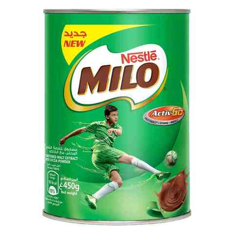 Buy Nestle Milo Chocolate Milk Powder 450g Online - Shop Beverages on ...