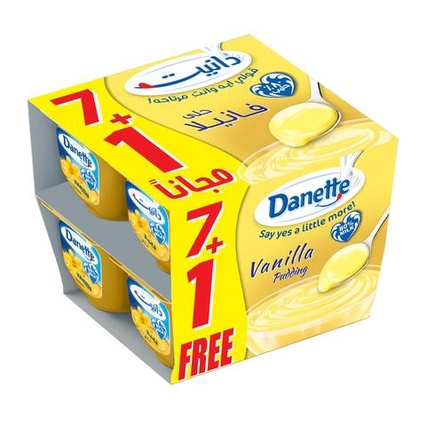 Buy Danette Vanilla Pudding 75g × 7 + 1 Free Online - Shop Fresh Food ...