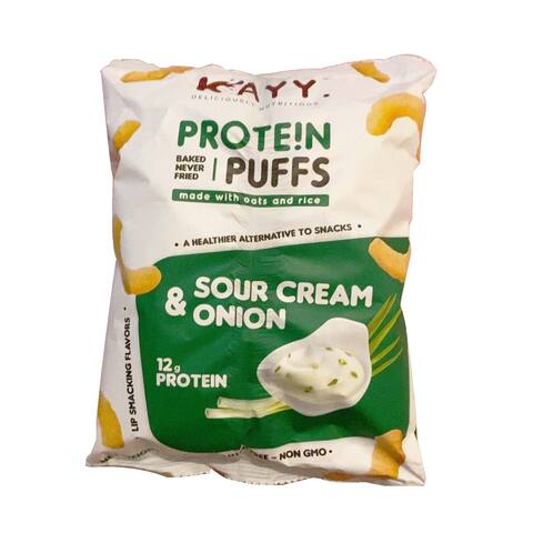 Kayy Protein Puffs - Sour Cream And Onion - 60 gram price in Egypt ...