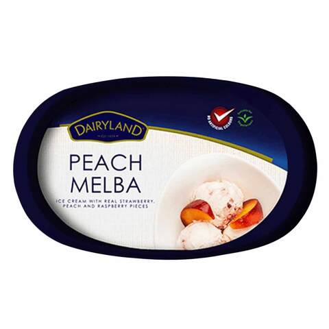 Buy Dairyland Peach Melba Strawberry Peach And Raspberry Ice Cream 1L ...