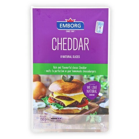 Buy Emborganic Cheese Cheddar Nat.Slice150G Online - Carrefour Kenya