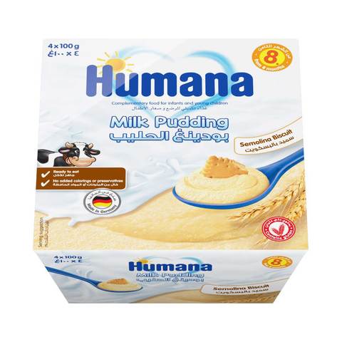 Humana Milk Pudding Semolina Biscuit 100g Pack of 4 price in UAE ...