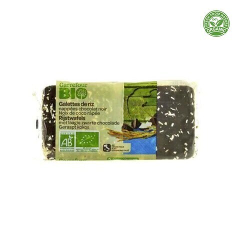 Carrefour Bio Dark Chocolate And Grated Coconut Rice Cakes 90g price in ...