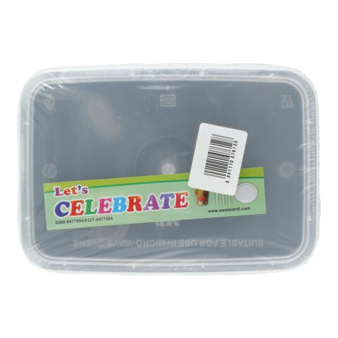 Buy Plastic Food Storage Containers 5 pcs Online | Carrefour Pakistan