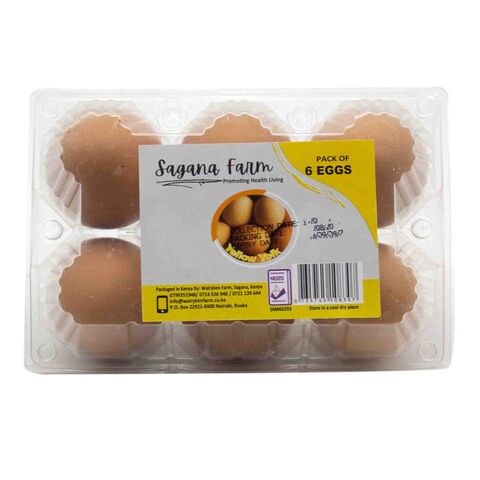 Buy Sagana Farm Eggs X6 Online - Carrefour Kenya