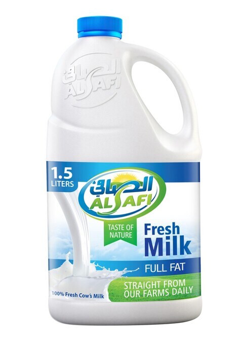 Al Safi Fresh Milk 1.5 L Full Fat price in Kuwait | Carrefour Kuwait ...