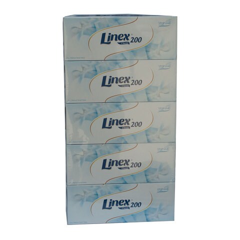 Linex Facial Tissues 200 Sheets x5 price in UAE | Carrefour UAE ...