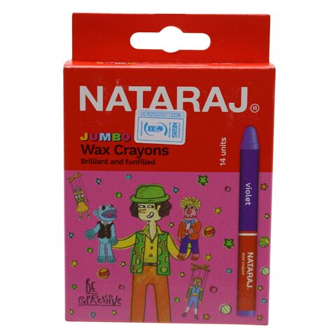 Buy Nataraj Wax Crayon 90mm 14 Pieces Online - Carrefour Kenya