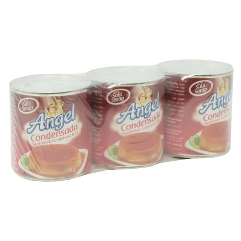 Angel Sweetened Condensed Milk 380g Pack of 3 price in UAE | Carrefour ...