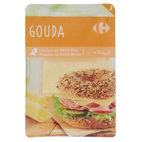 Buy Carrefour Gouda Slices Cheese 200G Online - Carrefour Kenya