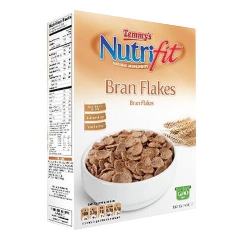 Temmy's Bran Flakes Cereal box - 250 grams Online | Carrefour Egypt
