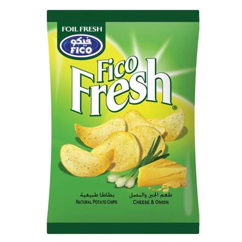 Fico Fresh Cream And Onion Potato Chips 16g price in Kuwait | Carrefour ...