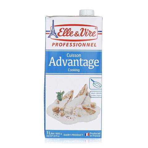 Buy Elle & Vire Cuisson Advantage Cooking Cream 1l Online - Shop Fresh ...