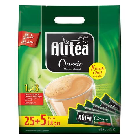 Alitea Classic 3 in 1 Karak Tea 30 Pieces price in Kuwait | Carrefour ...