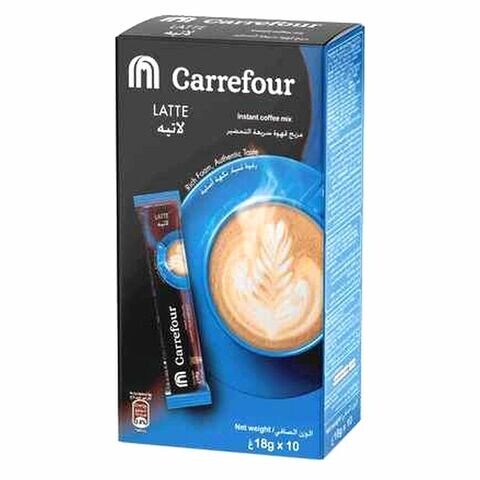 Carrefour Latte Instant Coffee Mix 18g Pack of 10 price in UAE ...