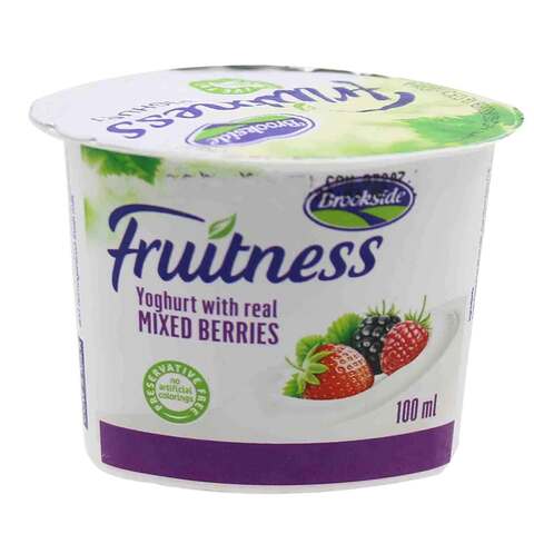 Buy Brookside Fruitness Real Mixed Berries Yoghurt 100ml Online ...