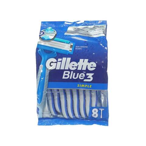 Gillette Blue3 Simple Razor 8 Pieces price in Kuwait | Carrefour Kuwait ...