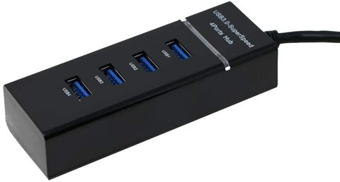 Generic Usb Super Speed, 3.0 Hub, 4 Ports, Black - 303 price in Saudi ...